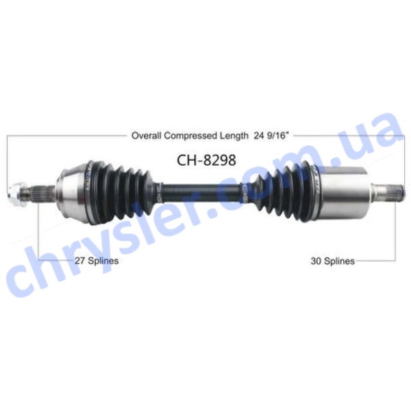 Купити CH8298 Напіввісь передня JEEP CHEROKEE - Chrysler